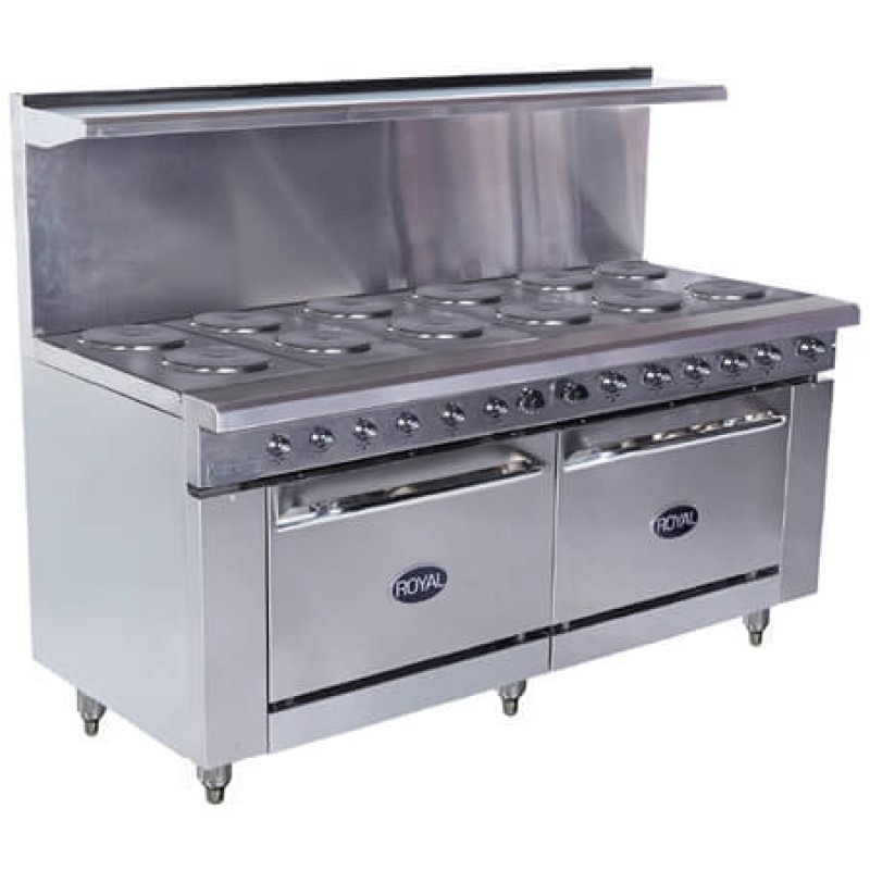 Royal Range 72" Restaurant Electric Range: RRE-12 - Texas Restaurant ...